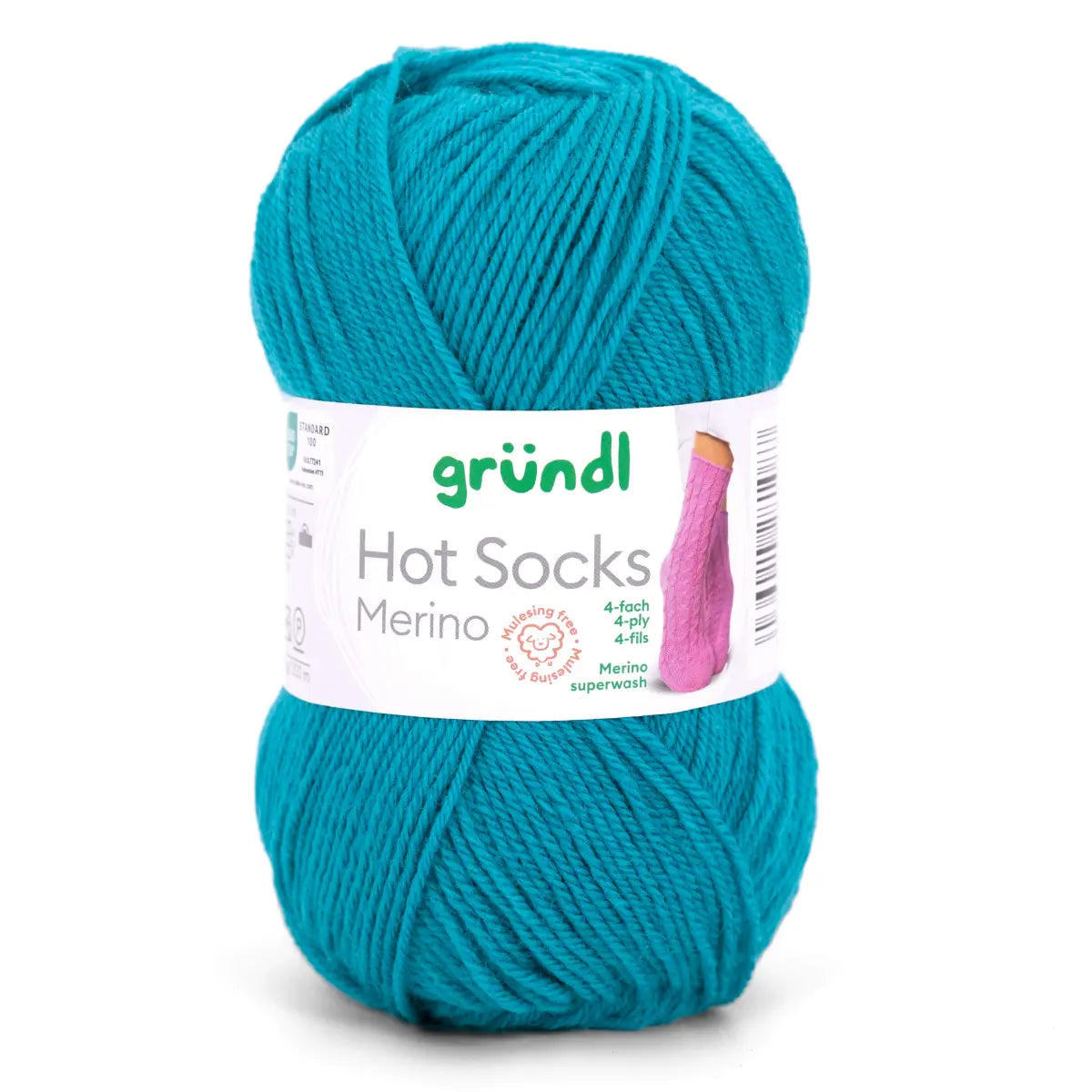 Hot Socks Merino /Gründl/ 4-diegu zeķu dzija 50g #20 "Degviela ...
