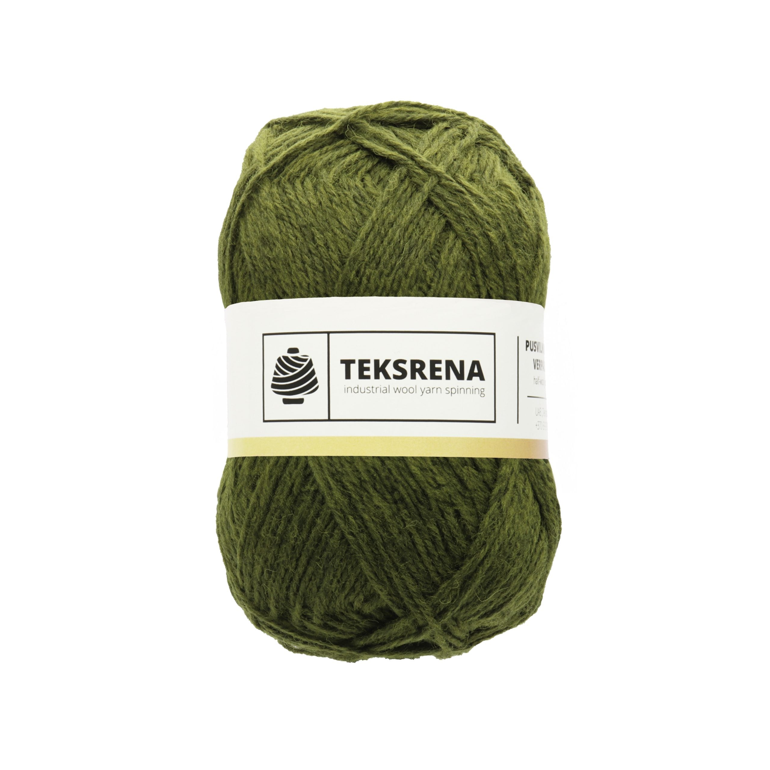 Nm 9/2/ 100% merino vilna /Teksrena 100g #69 "Armijas zaļš" – LatvianCrafts