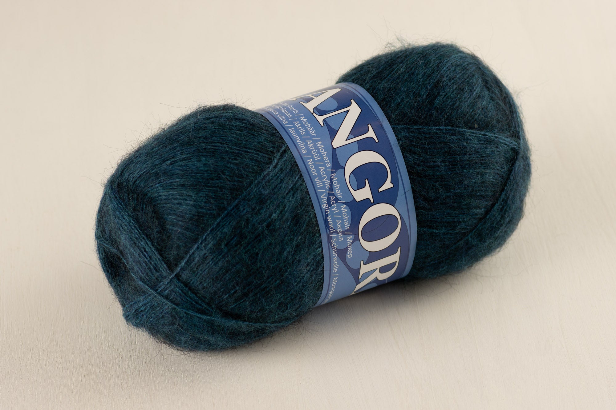 Angora 2 /Midara/ 100g #641 "Tumšs degvielas zils" – LatvianCrafts