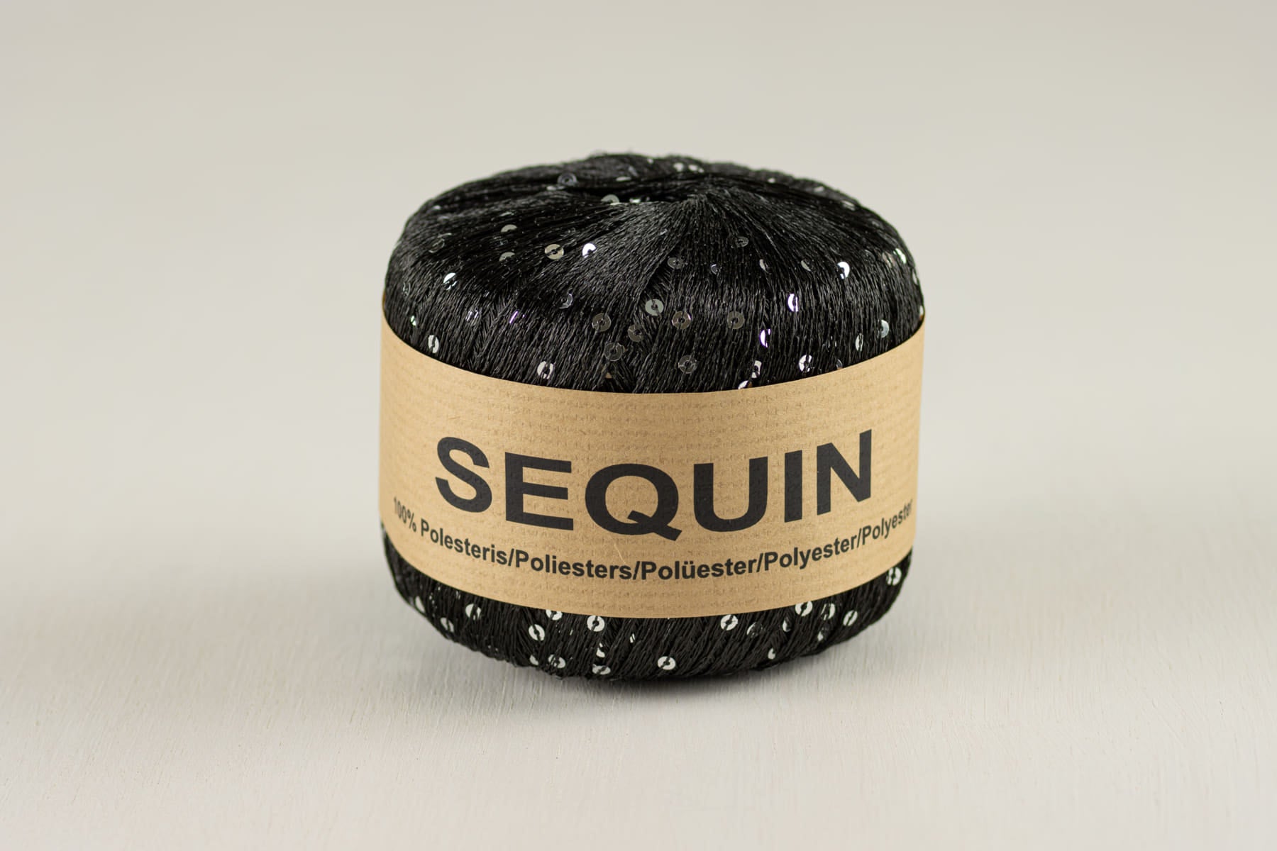Sequin /Midara/ 50g #941 "Melns-sudrabs" – LatvianCrafts