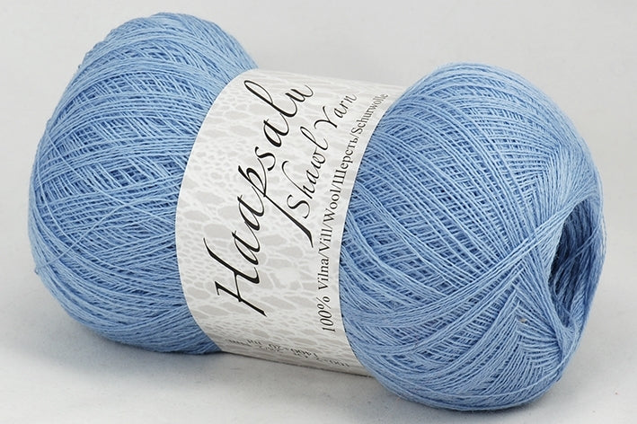 Haapsalu Shawl Yarn /Midara/ NM: 28/2 100g 1400m #540 "Gaiši zils ...
